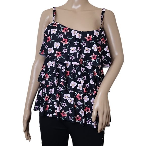Beach House | Tops | Beach House Jane Ruffle Tankini Top Garden Variety ...